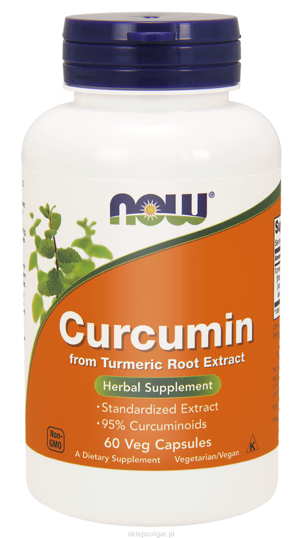 NOW Foods Curcumin – Kurkumina ekstrakt – 60 kaps Kurkuma. Dobra cena i ...